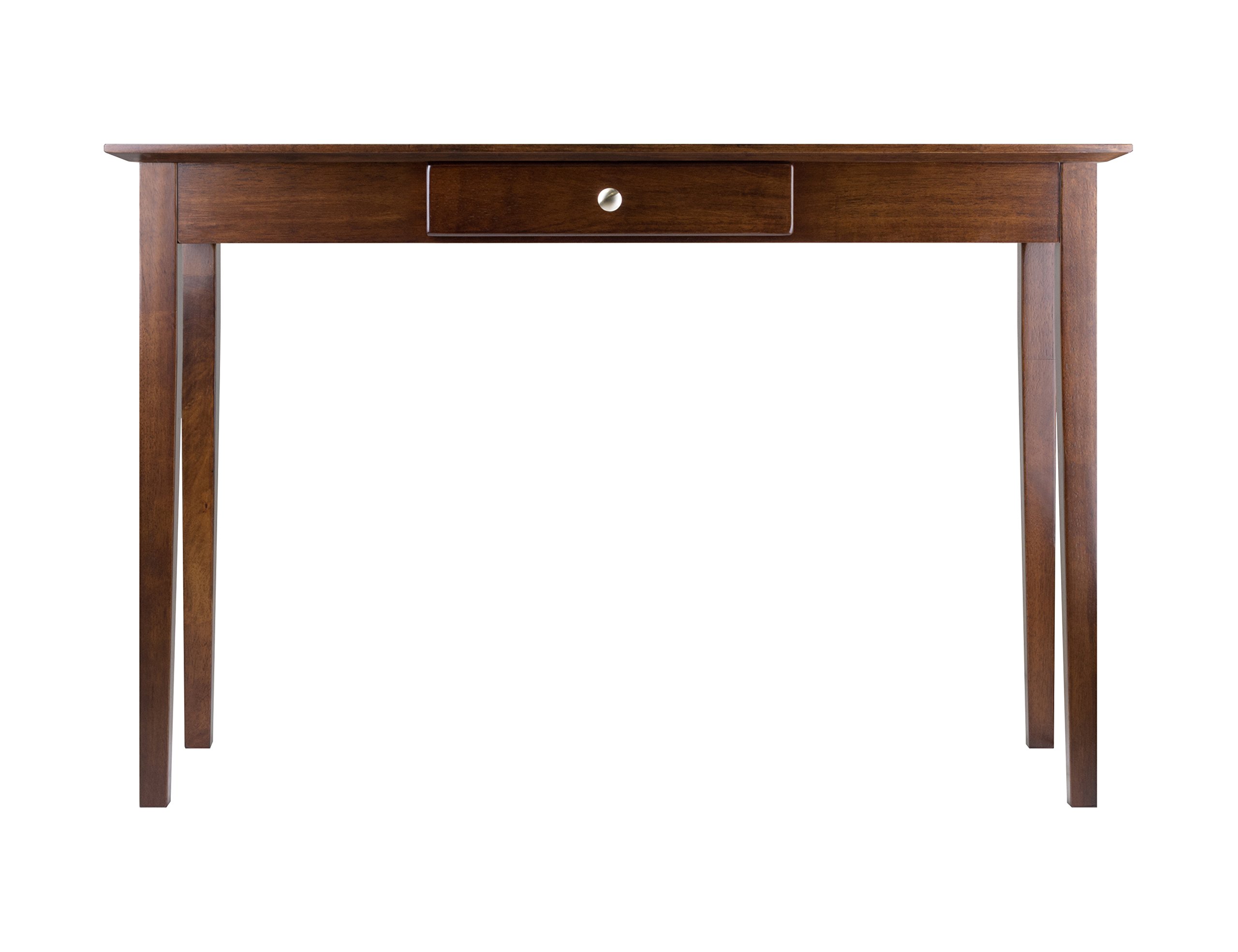 Winsome Wood Rochester Occasional Table, Antique Walnut & Wood Claire Accent Table, Black