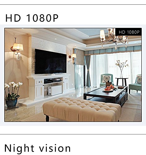 Wireless WiFi Security Camera Home Indoor Outdoor Camera House Cam 1080P Car Camaras Smart Home Camera Baby for Hous Home Office Outdoor Camera Mobile APP Remote Security Camera No Need Wifi Camera