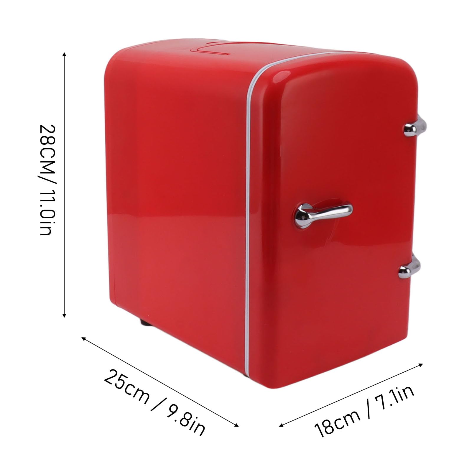 YOUTHINK Portablep Fridge, 4L Portable Mini Beauty Fridge Refrigerator Small Makeup Skincare for Skin Care Beverage Home (US Plug 100β240V)