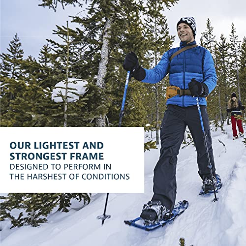 Yukon Charlie's Advanced Snowshoe Kit, 10-inch x 36-inch, Includes Snowshoes, Trekking Poles and Travel Bag