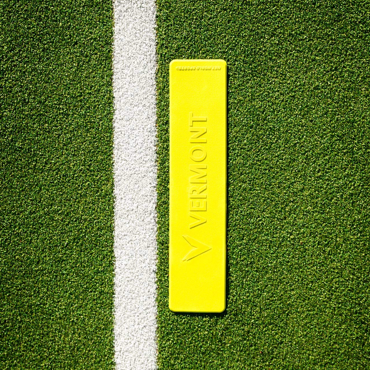Vermont Tennis Court Lines [High-Vis Yellow] | Tennis, Badminton & Pickleball Courts – Throwdown Rubber Markers