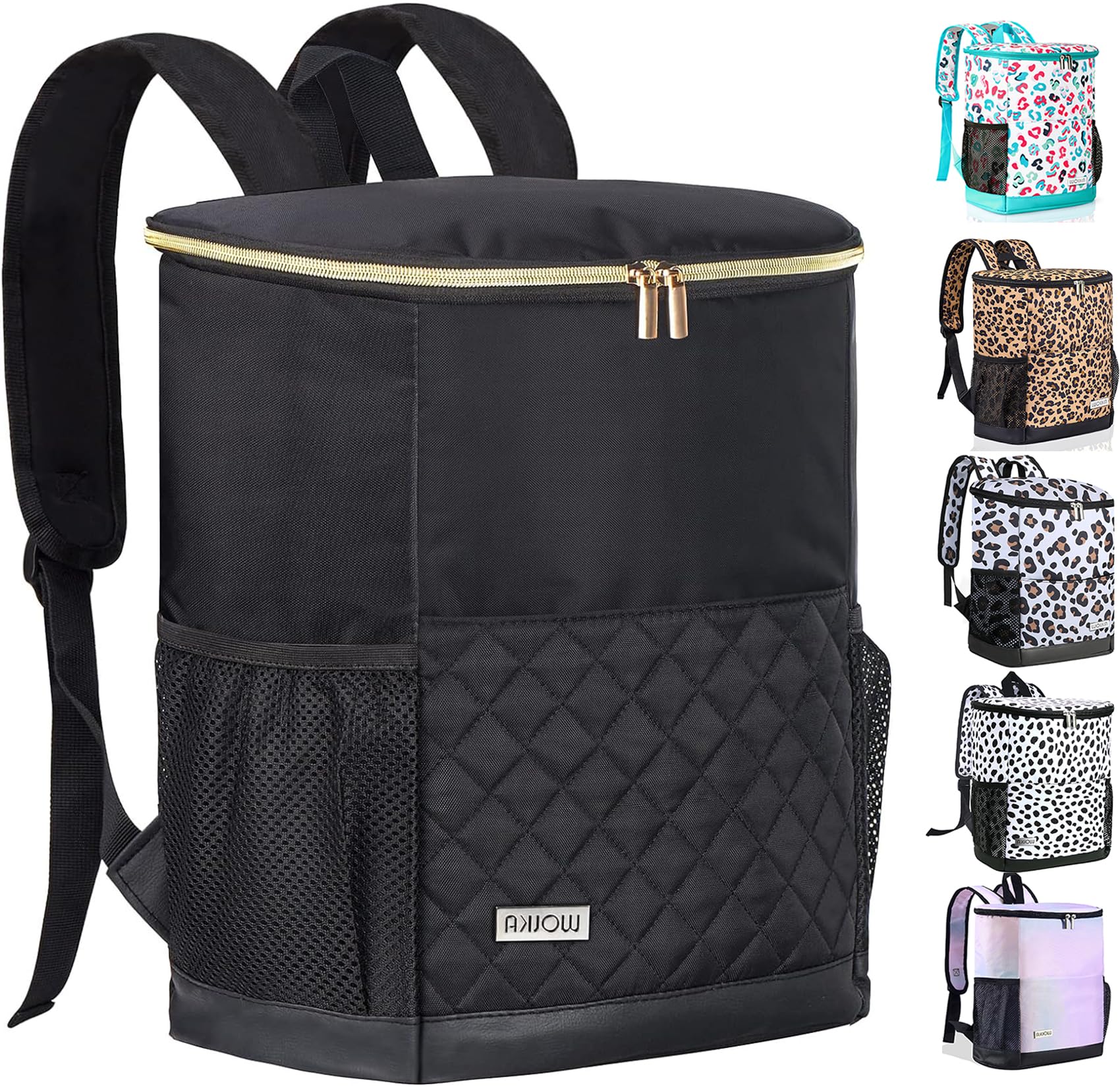 Wolka Cooler Backpack 30 Cans,Portable Backpack Coolers Insulated Leak Proof,Waterproof Soft Sided Cooler bag for Travel,Beach,Camping,Picnic,Lunch Backpack for Women