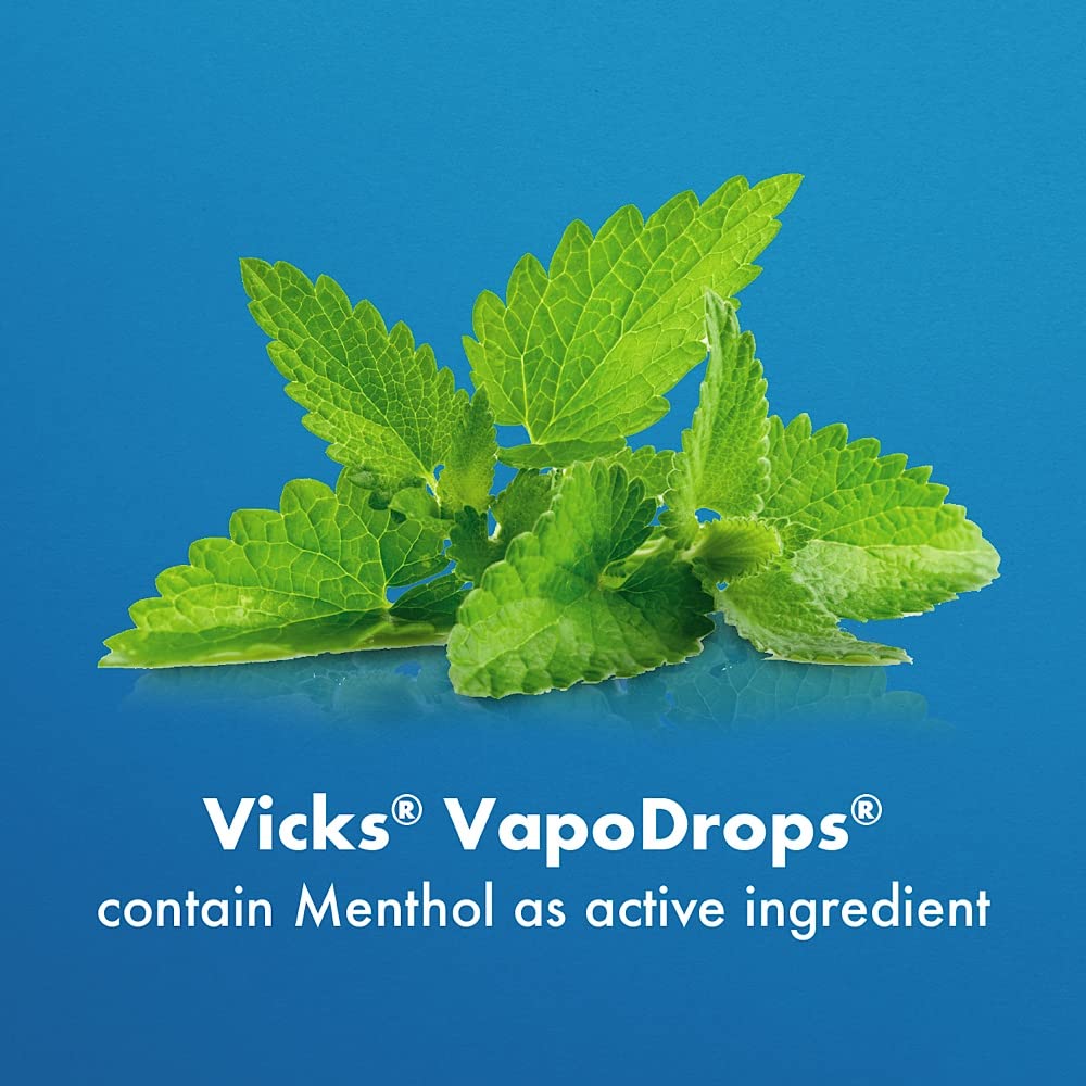 Vicks VapoDrops Menthol Cough Drops (20 Drops) 2-Pack