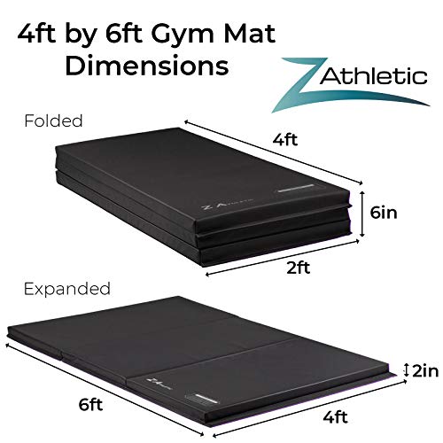 Z Athletic Gymnastics Pirouette Bar and Mat (Black)