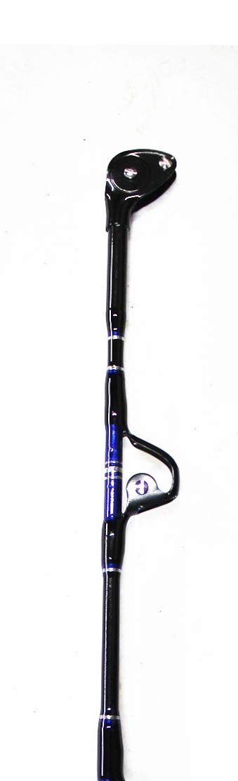 Xcaliber Marine Pair (2) Tournament Series 30-80lb Saltwater Trolling Rod w/Pac Bay Guides (Blue & Silver)