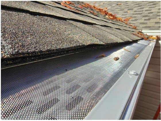 Waterlock DIY 6”Leaf Protection|Sample|Stainless Steel mesh|White Aluminum Gutter Covers|Contractor Grade|Gutter Guard from Manufacturer|Made in The USA