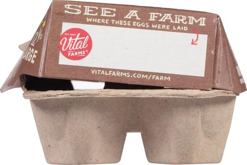 Vital Farms Organic Pasture Raised Eggs Large Brown, 12 Count