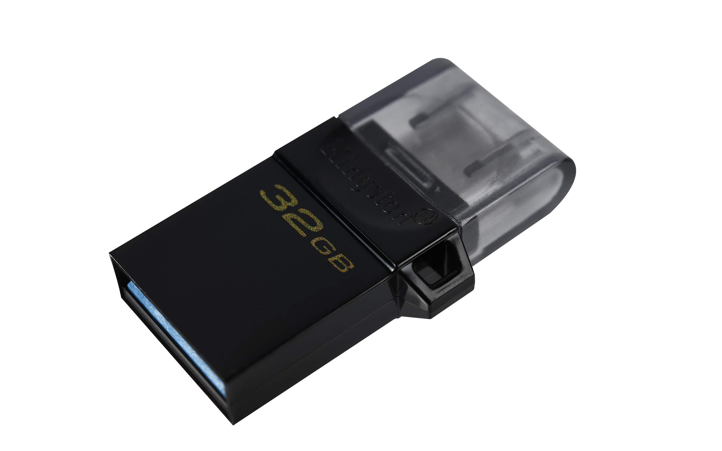 Kingston 128GB DataTraveler microDuo3 G2 Flash Drive + microUSB Supports USB OTG Functionality for Tablets and Smart Phones DTDUO3G2/128GB