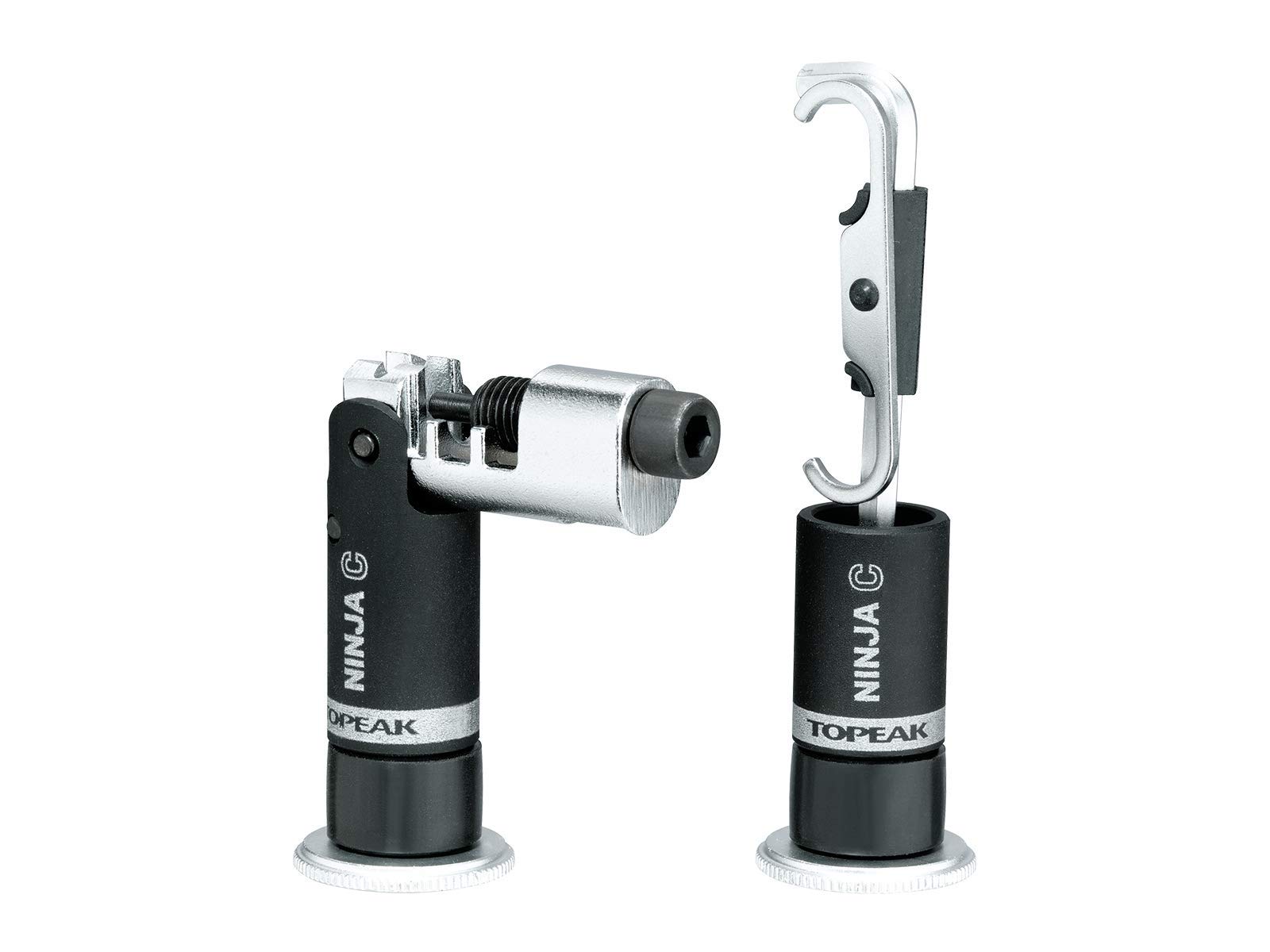 Topeak Ninja C Bike Chain Tool, Black, Silver, 8.6 x 2.3 x 2.3 cm / 3.4” x 0.9“ x 0.9” (Chain tool) 8.5 x 2.3 x 2.3 cm / 3.3” x 0.9“ x 0.
