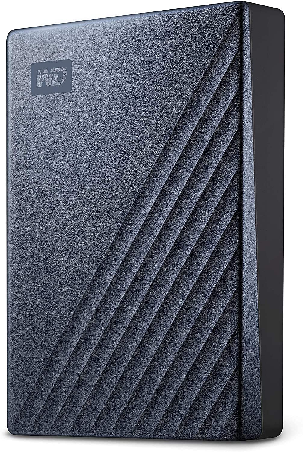 WD 2TB My Passport Ultra Blue Portable External Hard Drive, USB-C - WDBC3C0020BBL-WESN (Renewed)