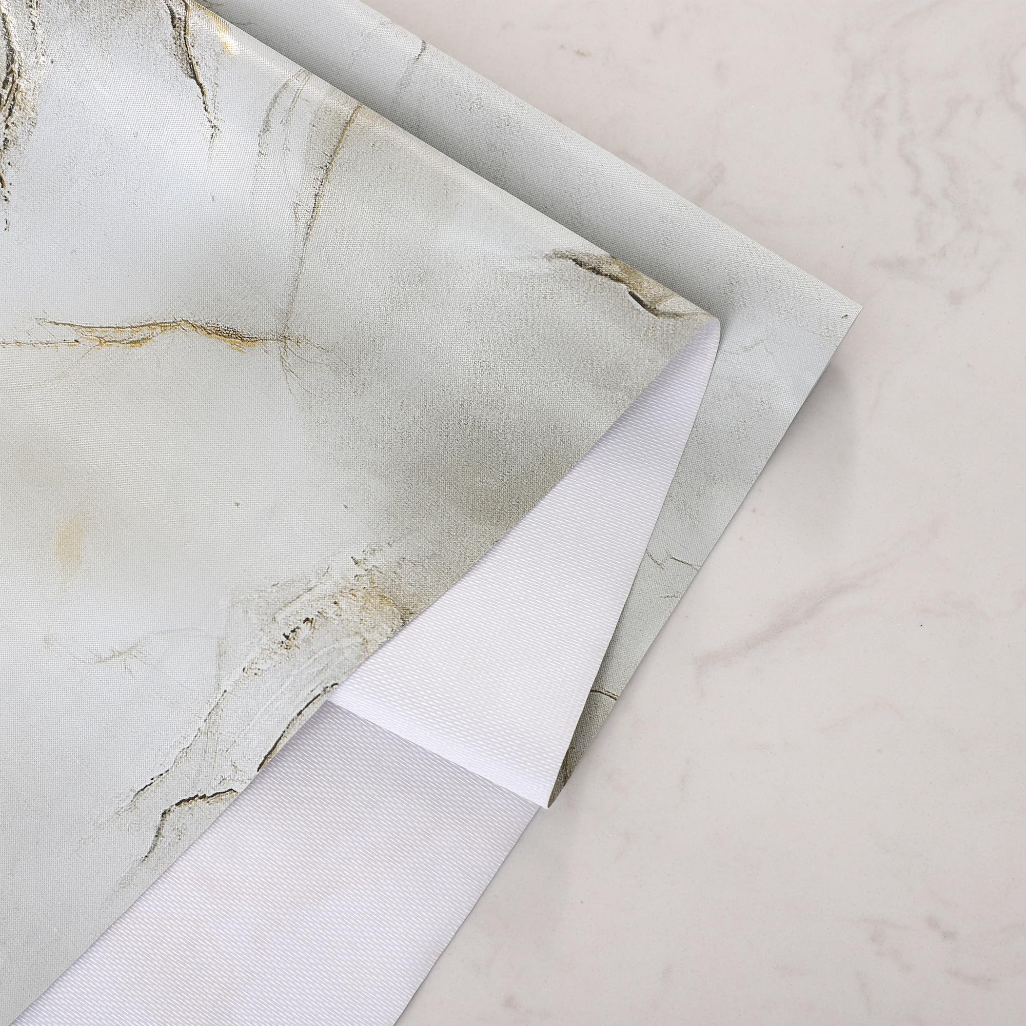 Walrus Heavy Duty Vinyl Tablecloth Waterproof Oil-Proof PVC Table Cloth Stain-Resistant Wipeable Rectangle or Square Table Cover Marble 54X78 Inch