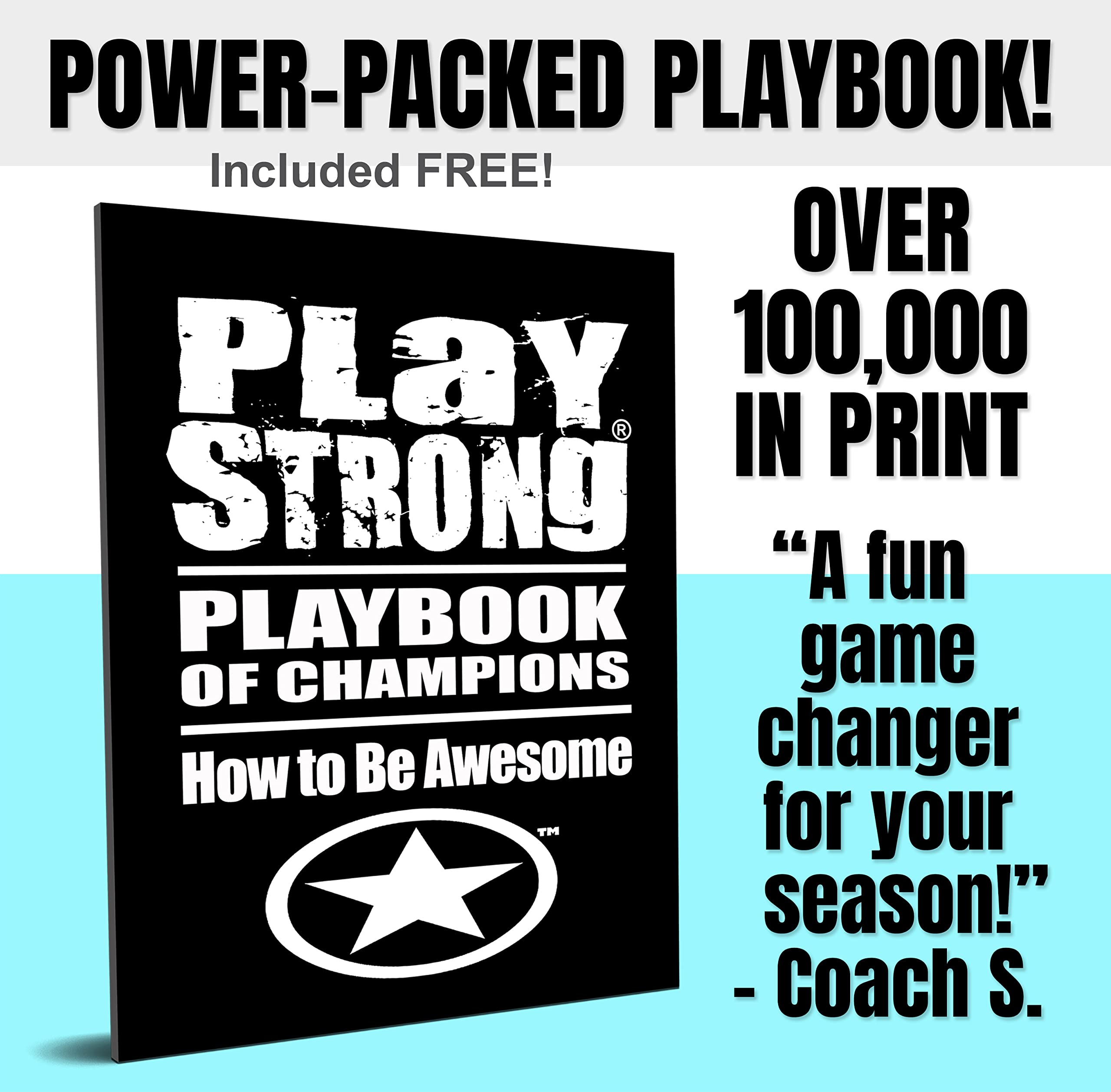 Volleyball 3-PACK"Thanks Awesome VOLLEYBALL Coach!" (Red) SPORTS POWERCARD Mid-size (5x7") 3-PACK, PLAY STRONG !