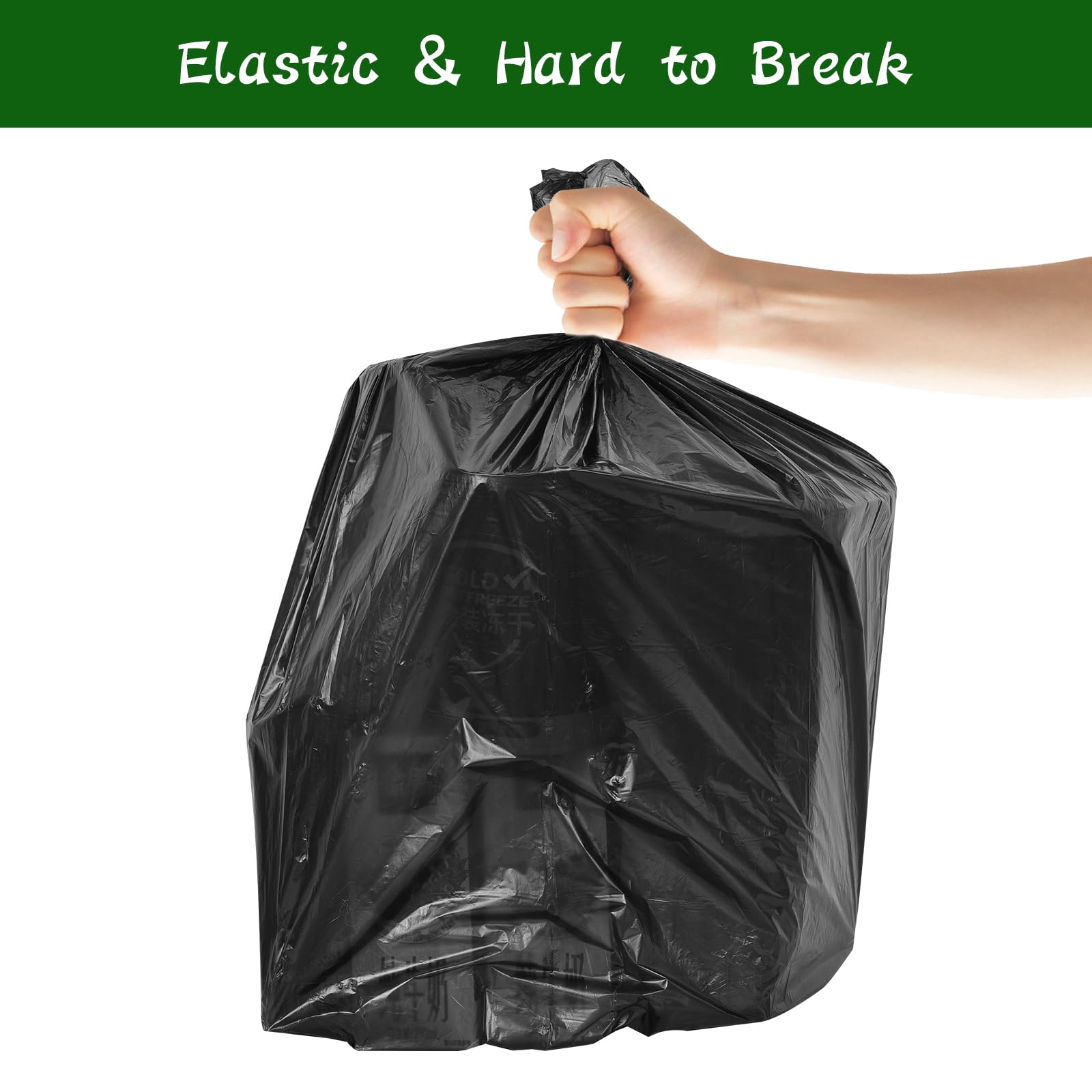 Umtiti Dog Poop Trash Can with Lid for Outdoors,12-Liter Trash Can with 180PCS Black Plastic Bags, Pet Waste Container,Black-Y+180BK