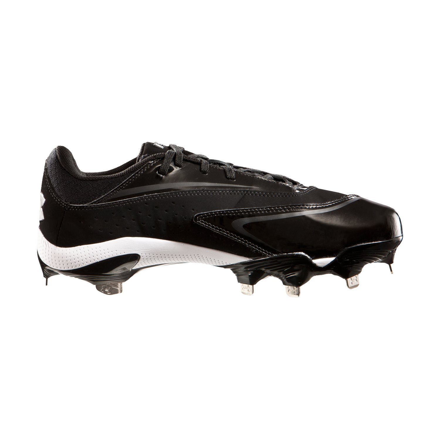 Under Armour Men's UA Natural III Low-Cut Baseball Cleats (13 D(M) US, Black/Kaleidescope/White)