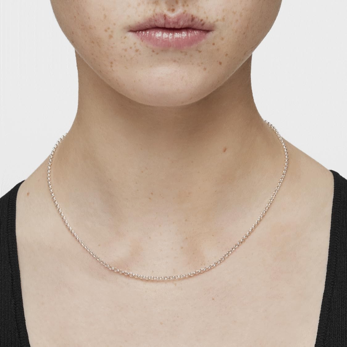 TOUS Sterling Silver Choker for Women, Length: 45 cm Chain Collection