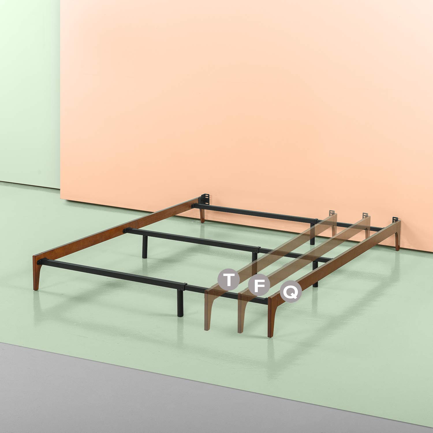 Zinus Savannah Adjustable Wood Compack Bed Frame