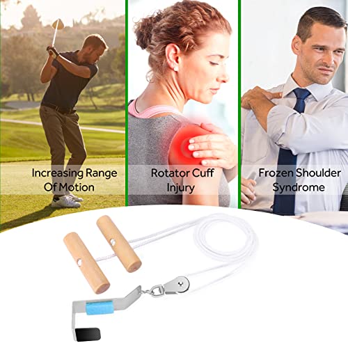 YPCBYNBS Shoulder Pulley,Over The Door Rehab Exerciser for Physical Therapy & Rotator Cuff Recovery