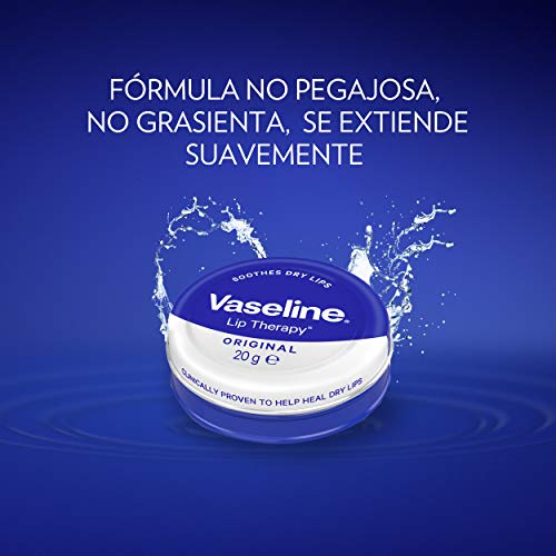 Vaseline Lip Therapy | Vaseline Lip Balm | Lip Moisturizer for Very Dry Lips | Original | 20g