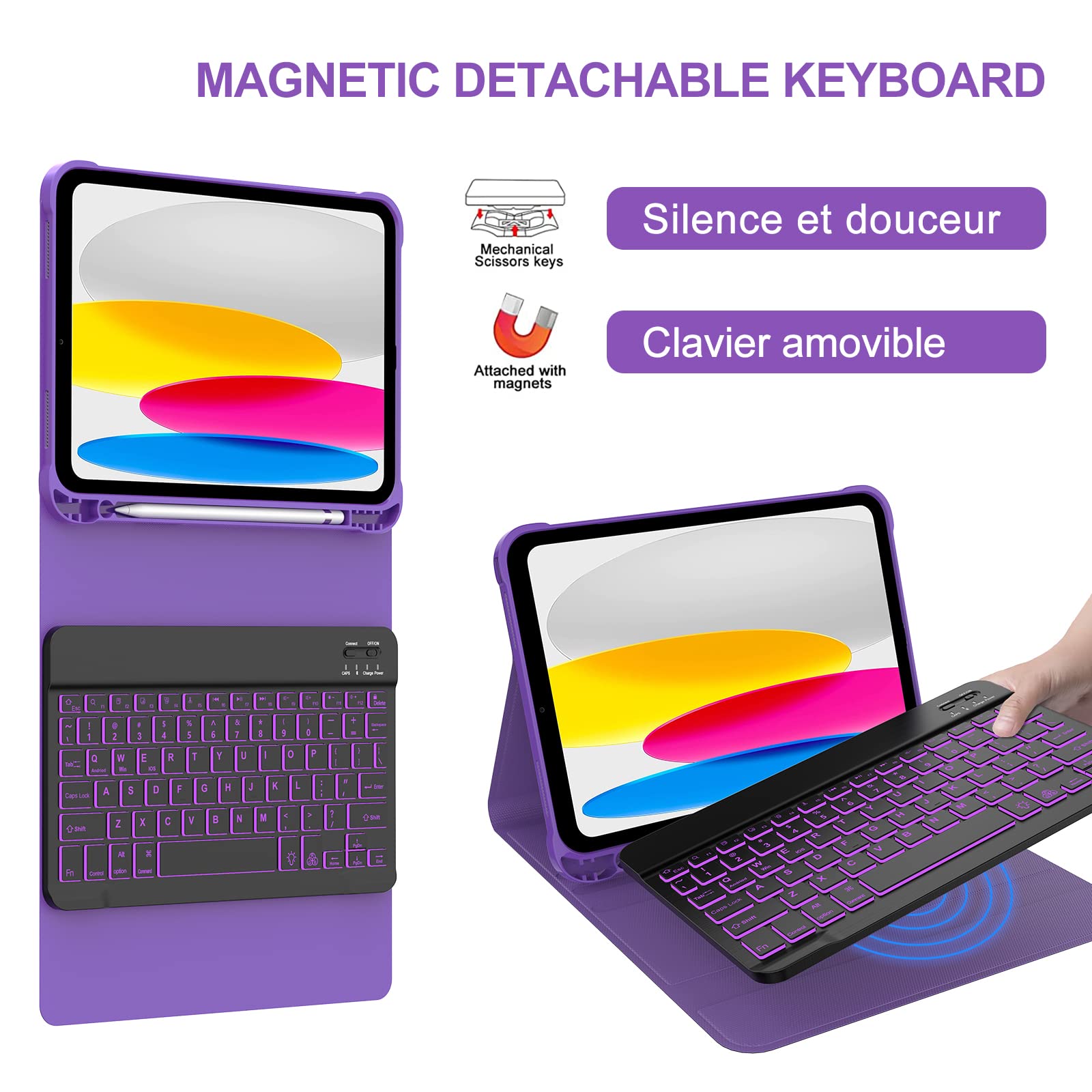 YEHOBU Keyboard Case for 10th