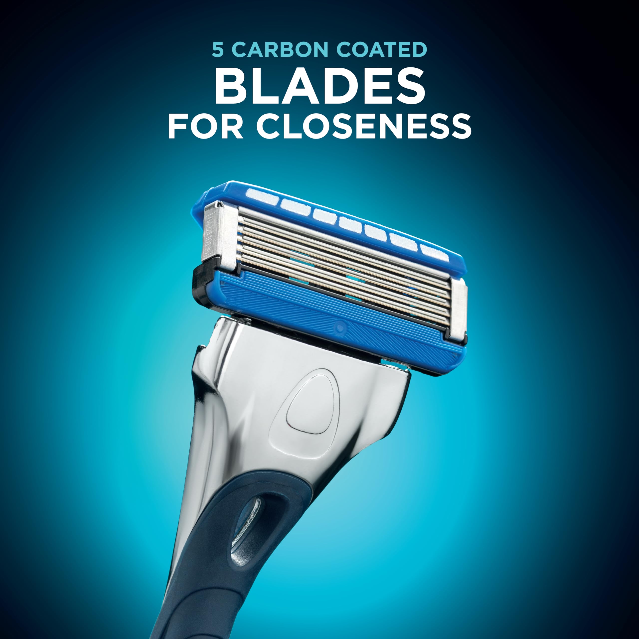 WILKINSON SWORD - Hydro 5 Skin Protection For Men | Hydrating Gel and Precision Trimmer | Pack of 12 Razor Blade Refills