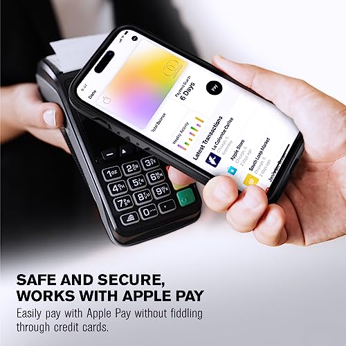 VENA vCommute Wallet Case Compatible with Apple iPhone 14 Pro Max (6.7"), (Military Grade Drop Protection) Flip Leather Cover Card Slot Holder with Kickstand - Deep Purple/Black