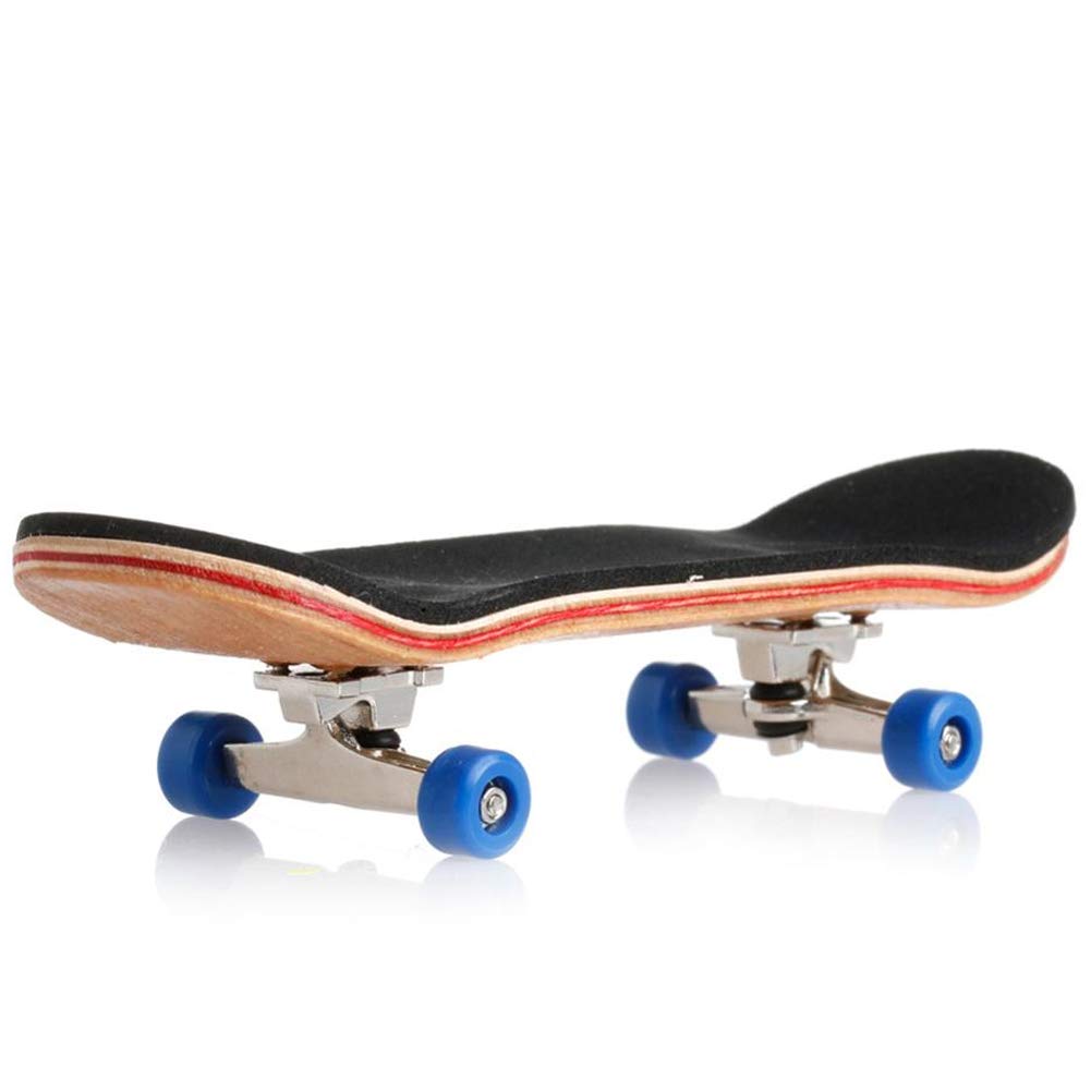 Wooden Finger Skateboard Deck Sport Games Mini Skateboard for Kids 1 Set