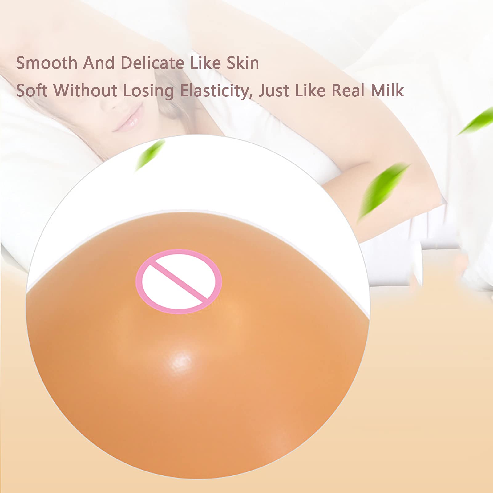 WRATX Triangular Concave-Bottom Silicone Prosthetic Breast Gland Bra Insert Fake Boob Bra Padding Fake Breast are Soft Touch Universal Confidence Booster 600g