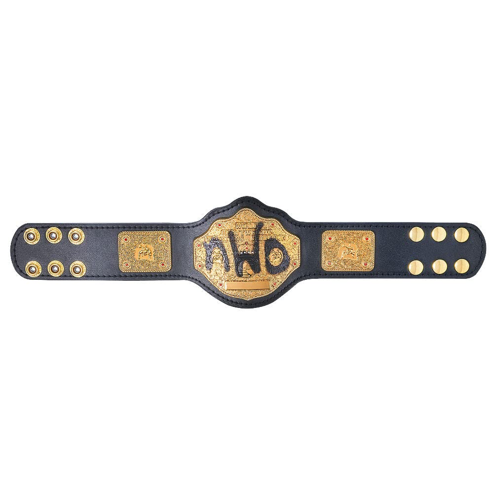 WWE Authentic Wear NWO Spray Paint WCW Championship Mini Replica Title Belt Black