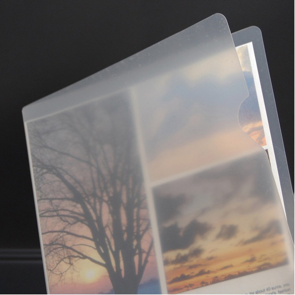 キングジム(Kingjim) King Jim A4S 735RD10 A4S Clear Holder Recycled Thick