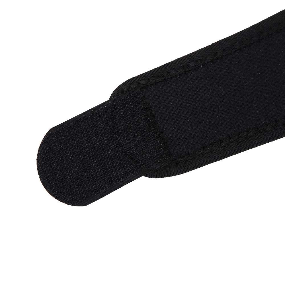 Zer one Fitness Elbow Brace Compression Support Sleeve for Tennis Elbow Sports Elbow Support Pad Guard Strap (Black)