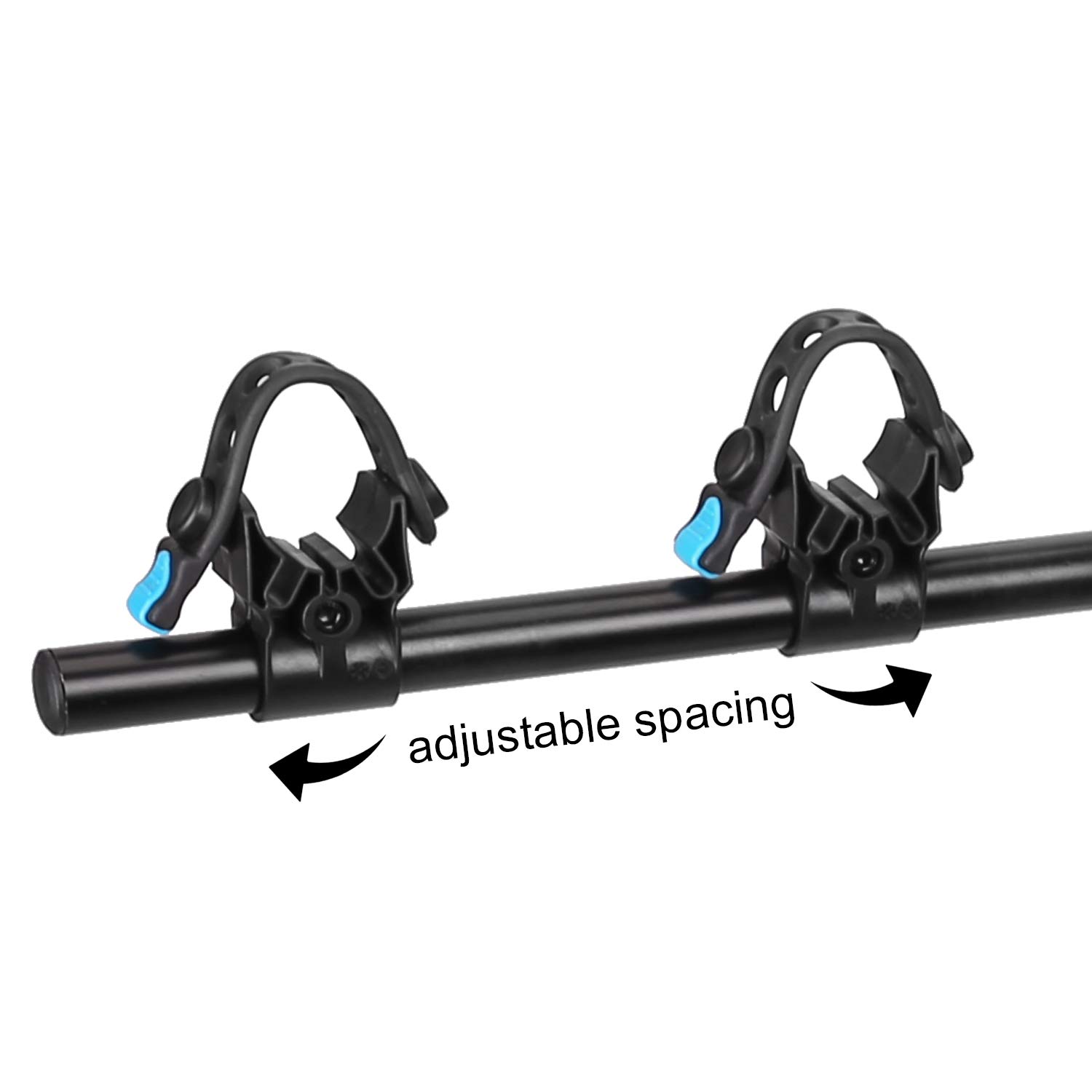 XCAR 2-Bike Universal Hitch Mounted Bike Carrier Rack for Car Trailer with 2" Receiver