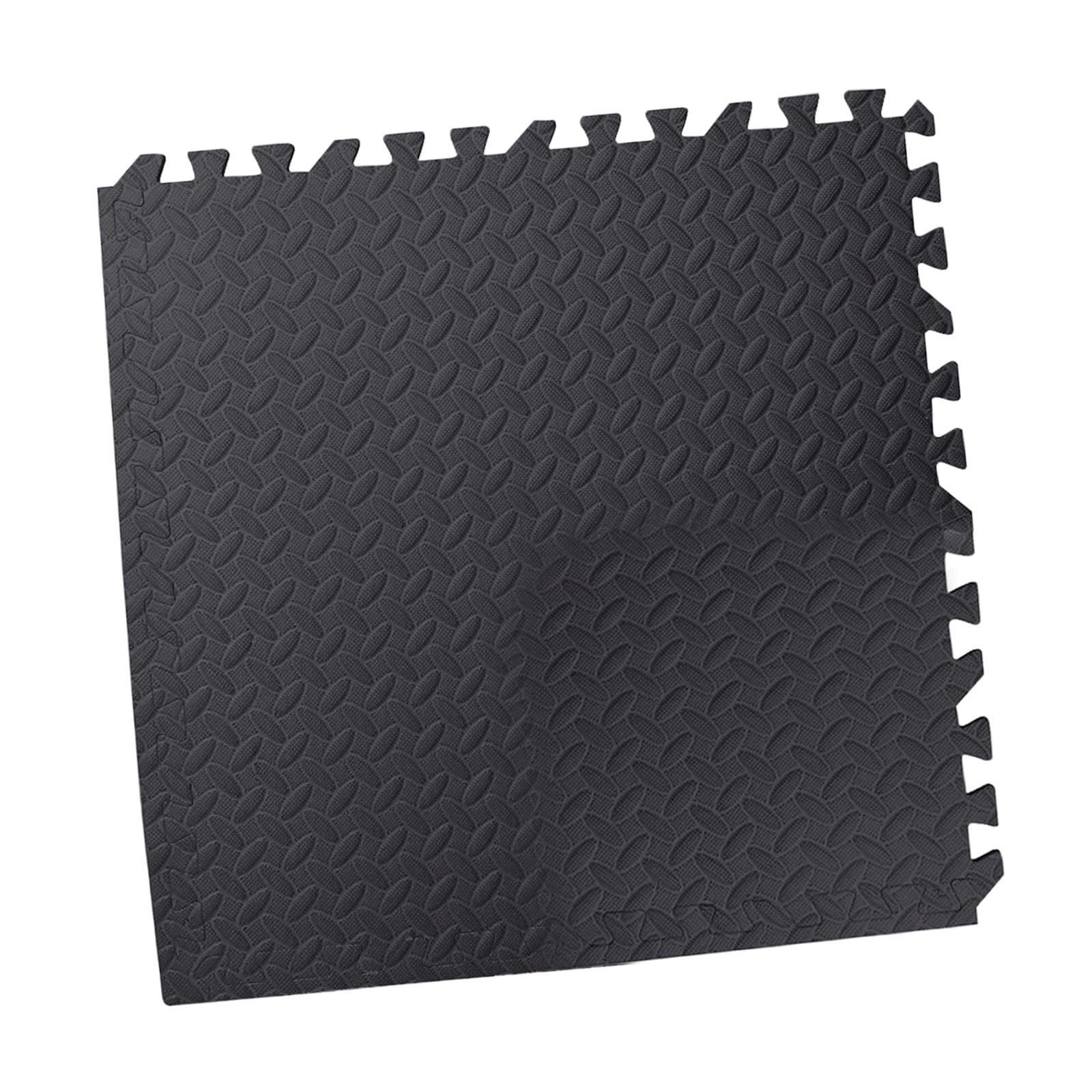 Yiju Puzzle Exercise Mat Gym Flooring Mat Interlocking Foam Floor Mats EVA Foam Floor Tiles for Home Gym Equipment Workouts Anti Skid Shock Absorbent, 60cmx60cmx2.5cm