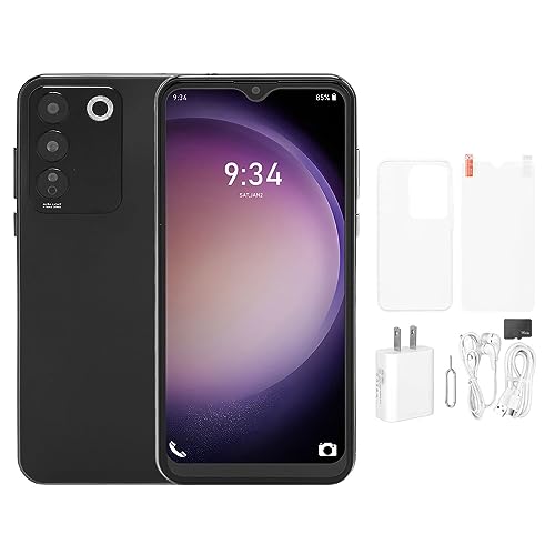 Vikye S16 PRO 3G Smartphone 6.5 Inch Unlocked Cell Phone, 4GB 64GB Dual Camera, Wireless WiFi100 240V, Large Screen High Resolution, High Capacity Battery (US Plug)