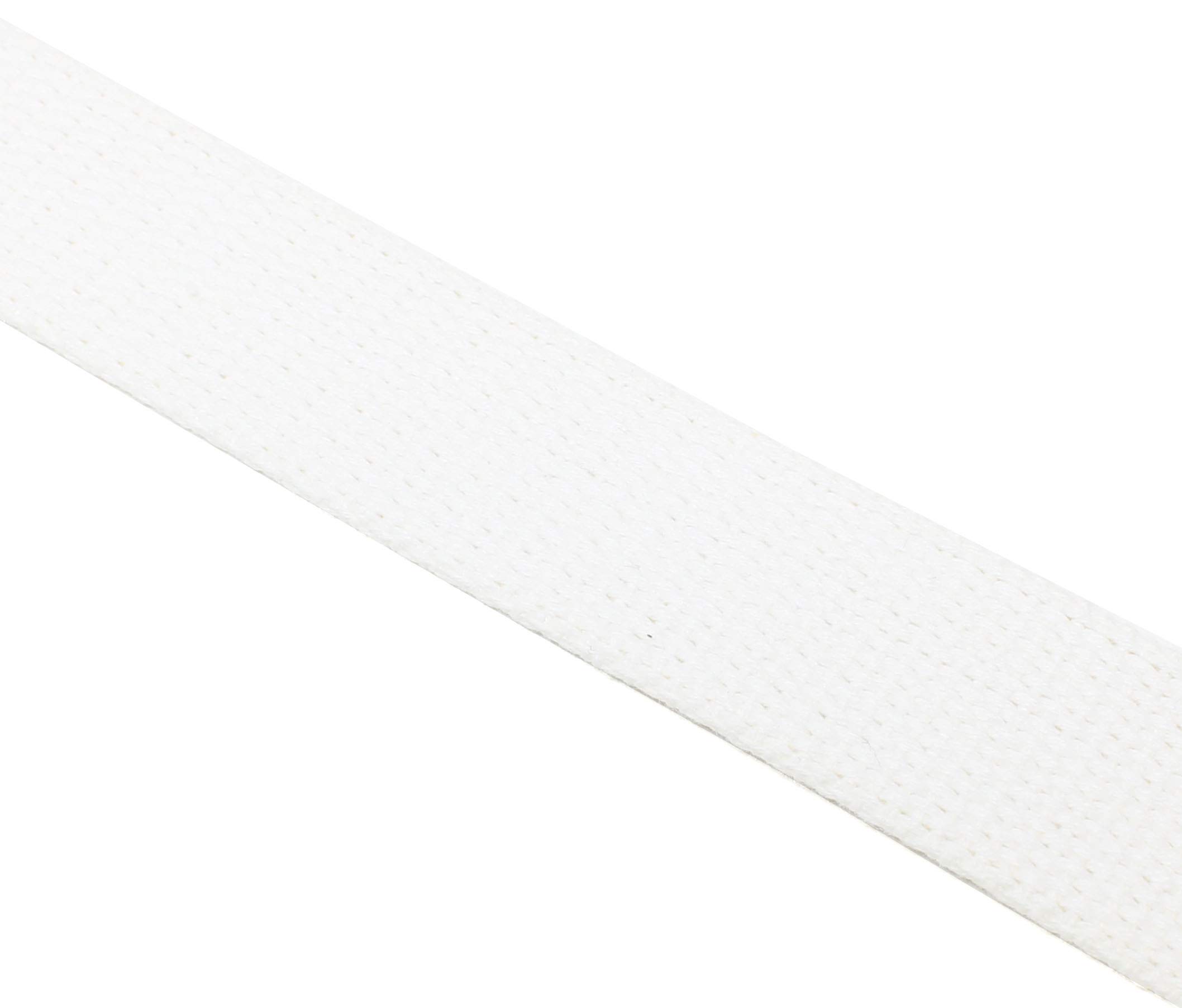 White Web Belt with Buckle Military Style