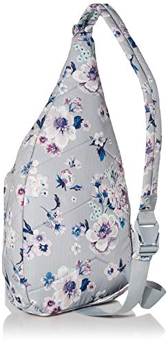 Vera Bradley Women's Performance Twill Sling Backpack, Park Stripe, One Size