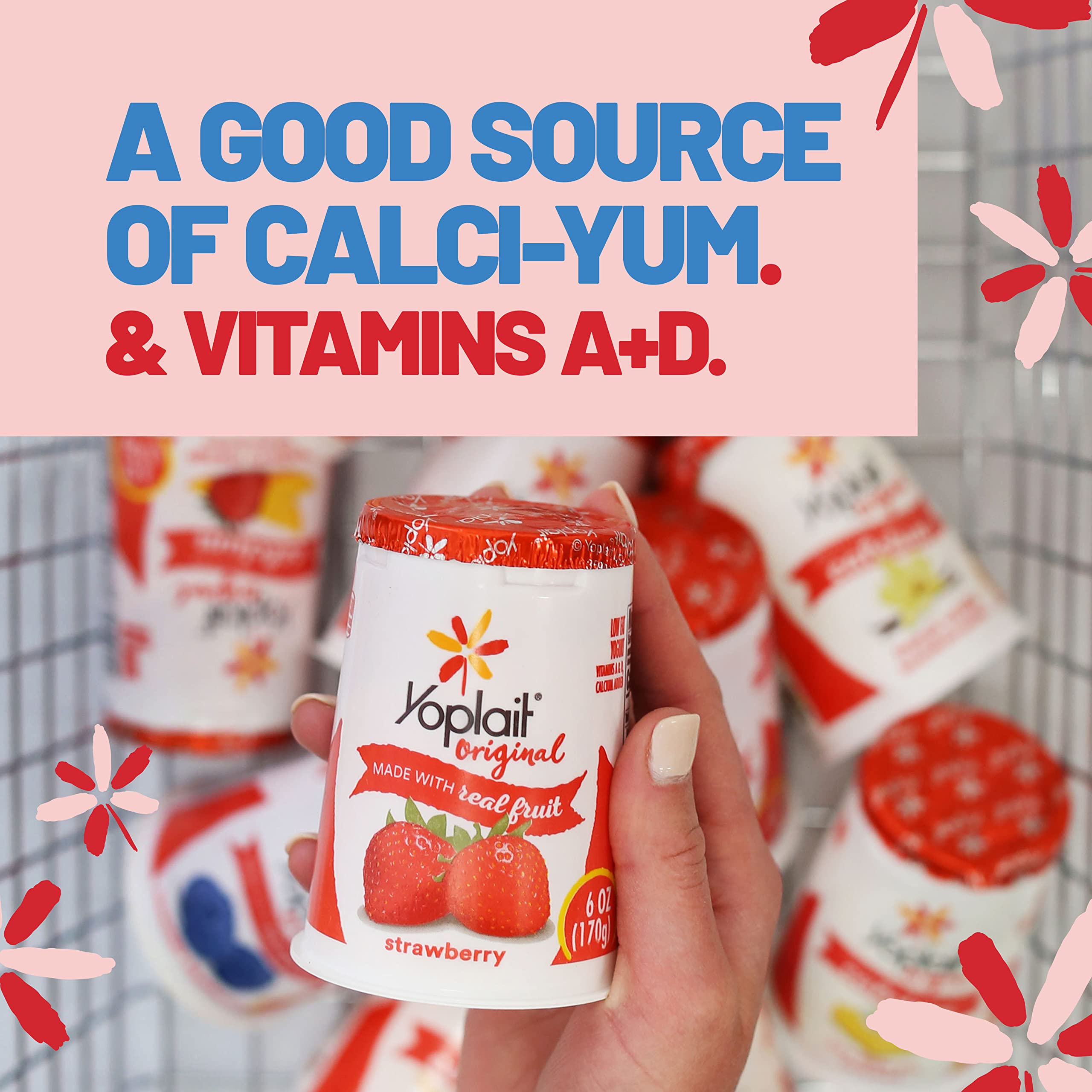 Yoplait Original Cherry Orchard Low Fat Yogurt, 6 OZ Yogurt Cup