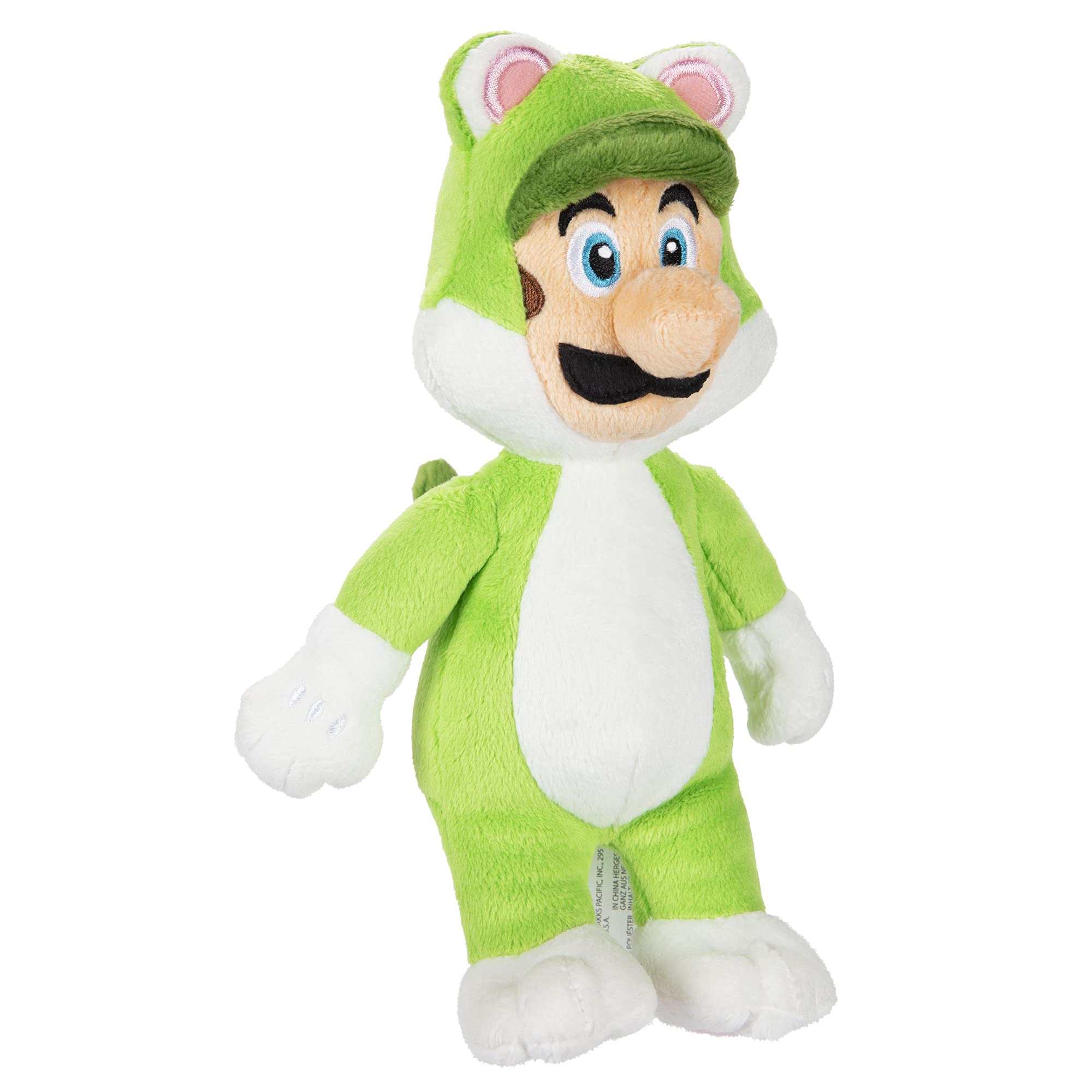 World of Nintendo Mario Bros U Cat Luigi Plush