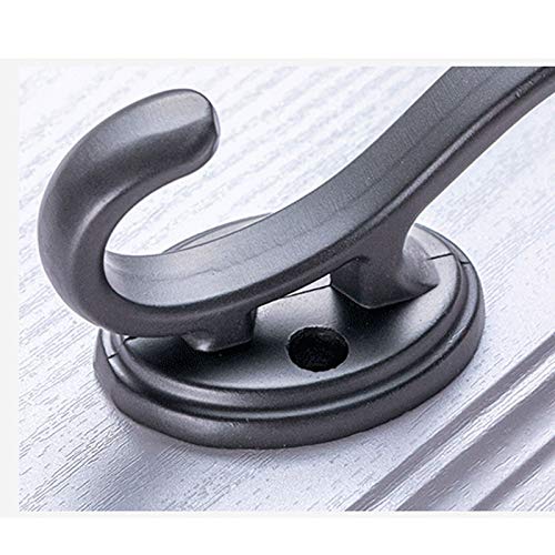 ZILZAL Metal Hooks for Hanging Hanger Wall Hanging on The Wall Behind The Door Stainless Steel Black 37 * 38 * 84Mm Coat Hook Coat Hook Single