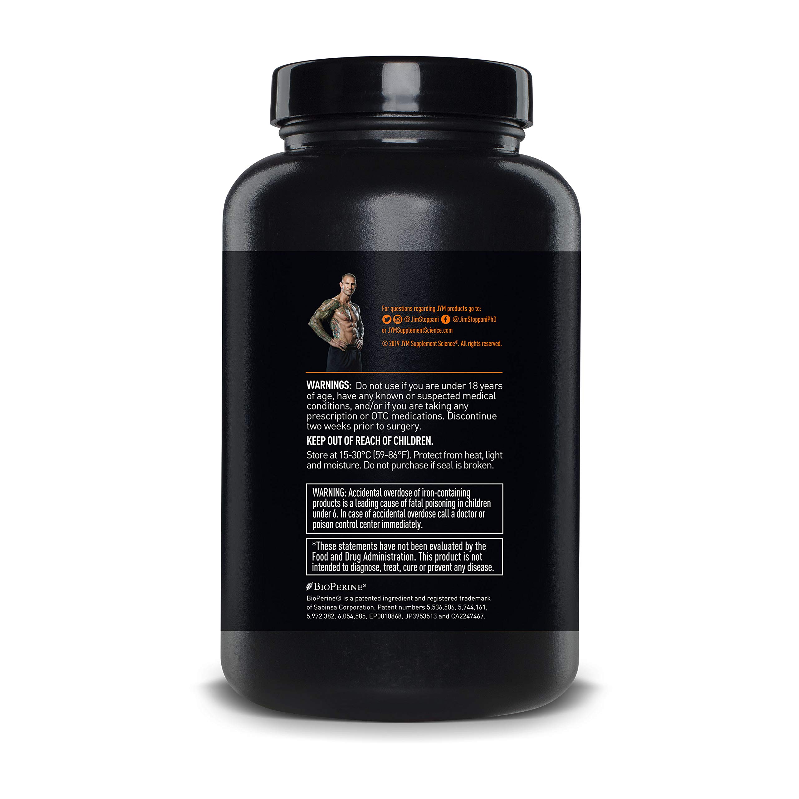 Vita JYM Sports Multivitamin & Mineral Support, Vitamin A, C, B6, B12, E, K, Boron, Biotin, Potassium | JYM Supplement Science | 60 Tablets