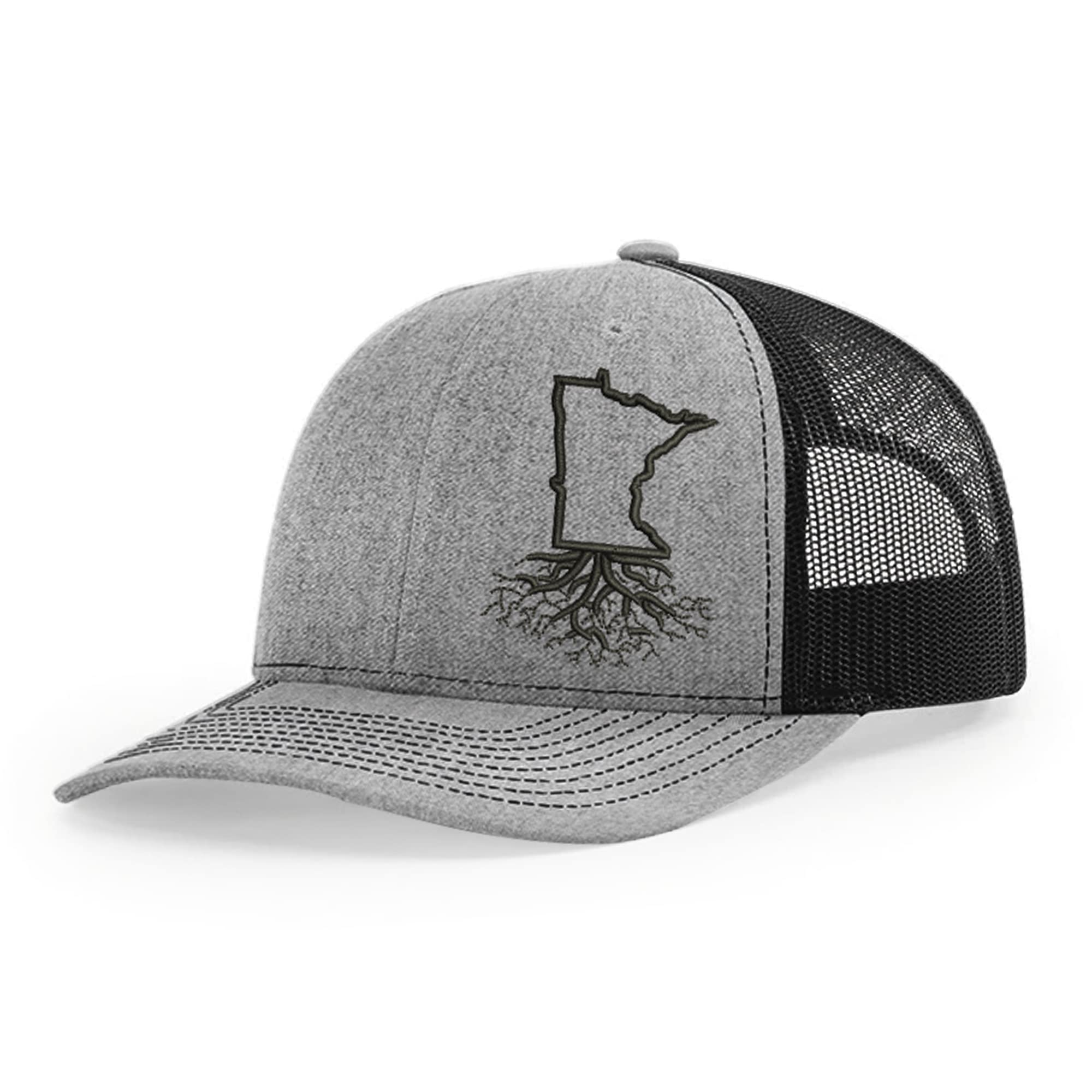 WYR Clothing Snapback Hat with State Map Design, Stylish Hats for Men and Women, Polyester Cotton Baseball Cap with Mesh Back, Six-Panel Trucker Hats, Universal Size