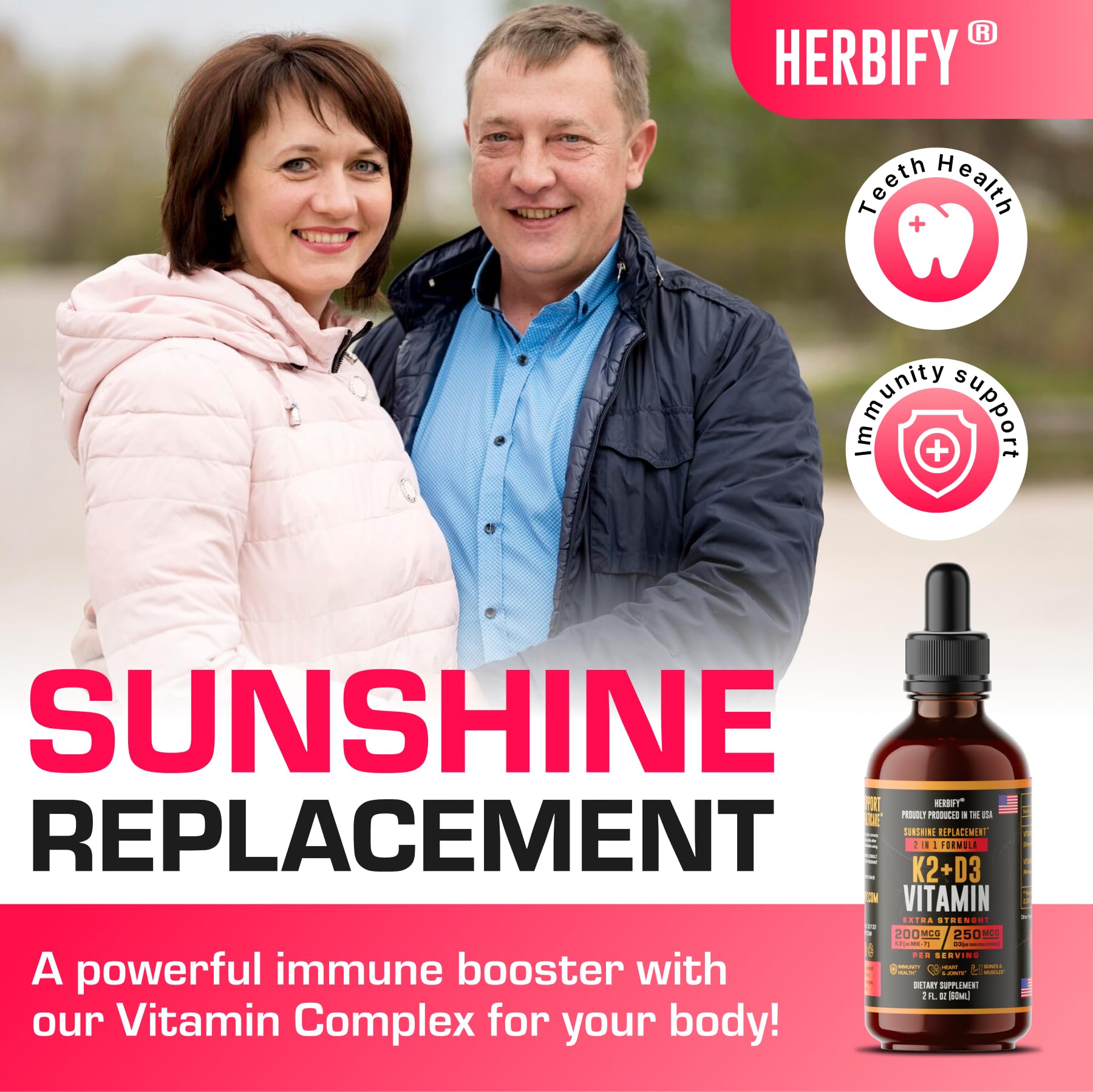 Vitamin D3 K2 Drops β Liquid Vitamins for Women, Men & Teen Vitamins - Bone Strength Supplements - D3 K2 Mt Vitamins for Immune Support & Heart Health - Vitamin D3 10000 Iu Liquid K2 Drops β 2 oz