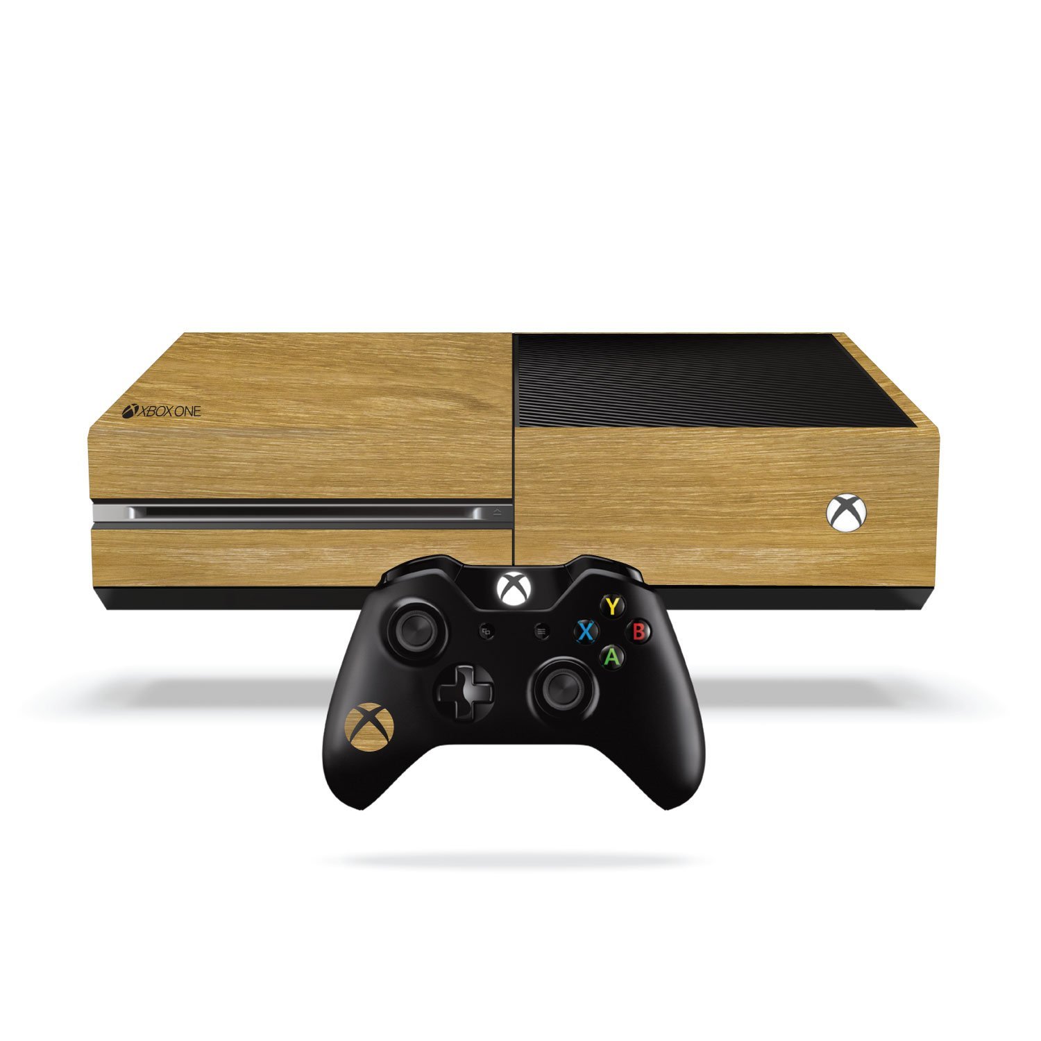 Xbox One Wood Effect Vinyl Wrap/Skin/Cover for Microsoft Xbox One Console: Light Oak