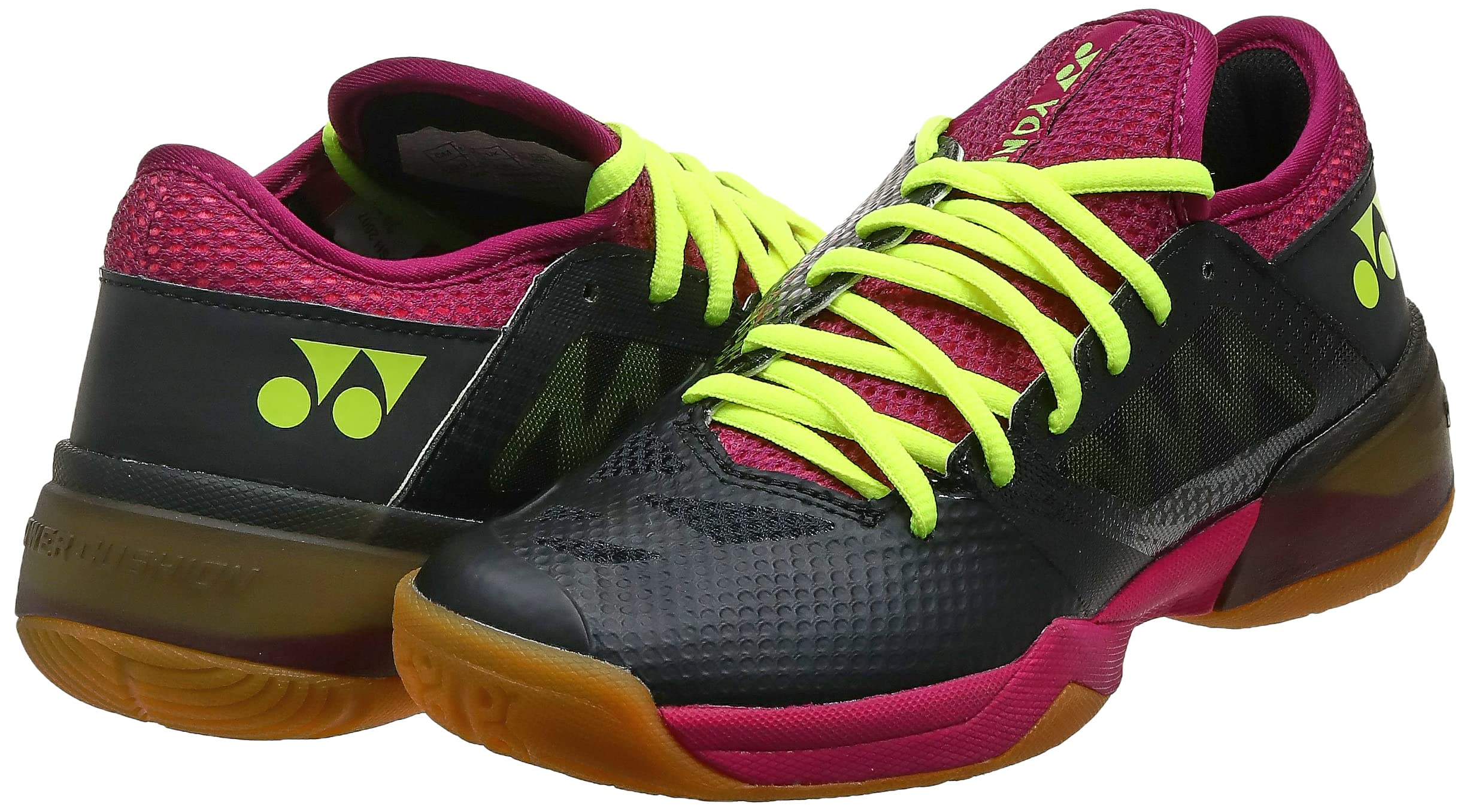 YONEX Power Cushion Comfort Z 2 Women Badminton Shoes-(Black/Pink) W7.5