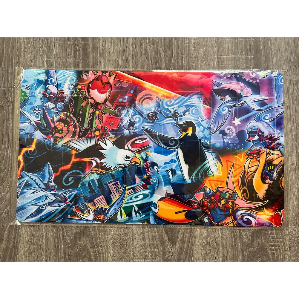 YMILOHOGI Playmat Floowandereeze TCG CCG OCG Trading Card Game Mat with Zones + Free Bag (D146)