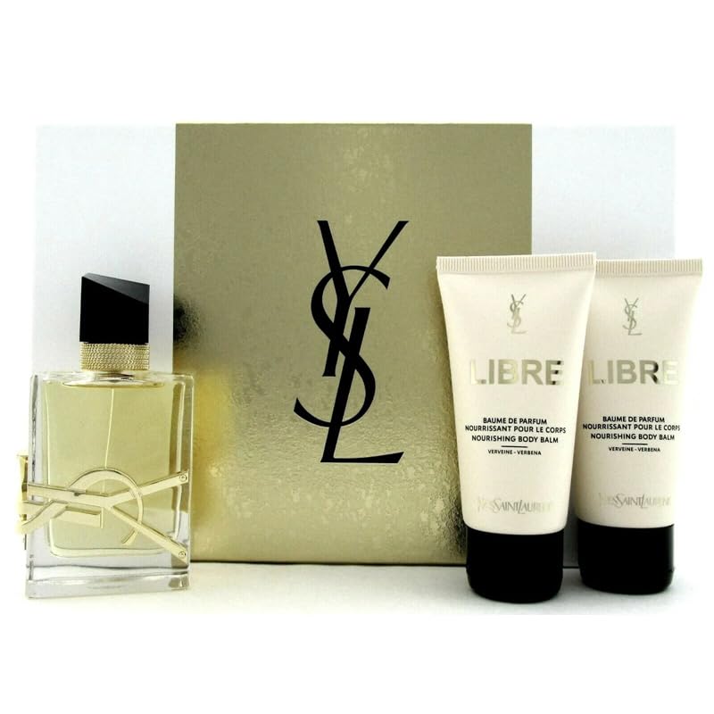 Yves Saint Laurent Libre 1.6 oz EDP Spray + 2 x 1.6 oz B/Balm. New Women's SET