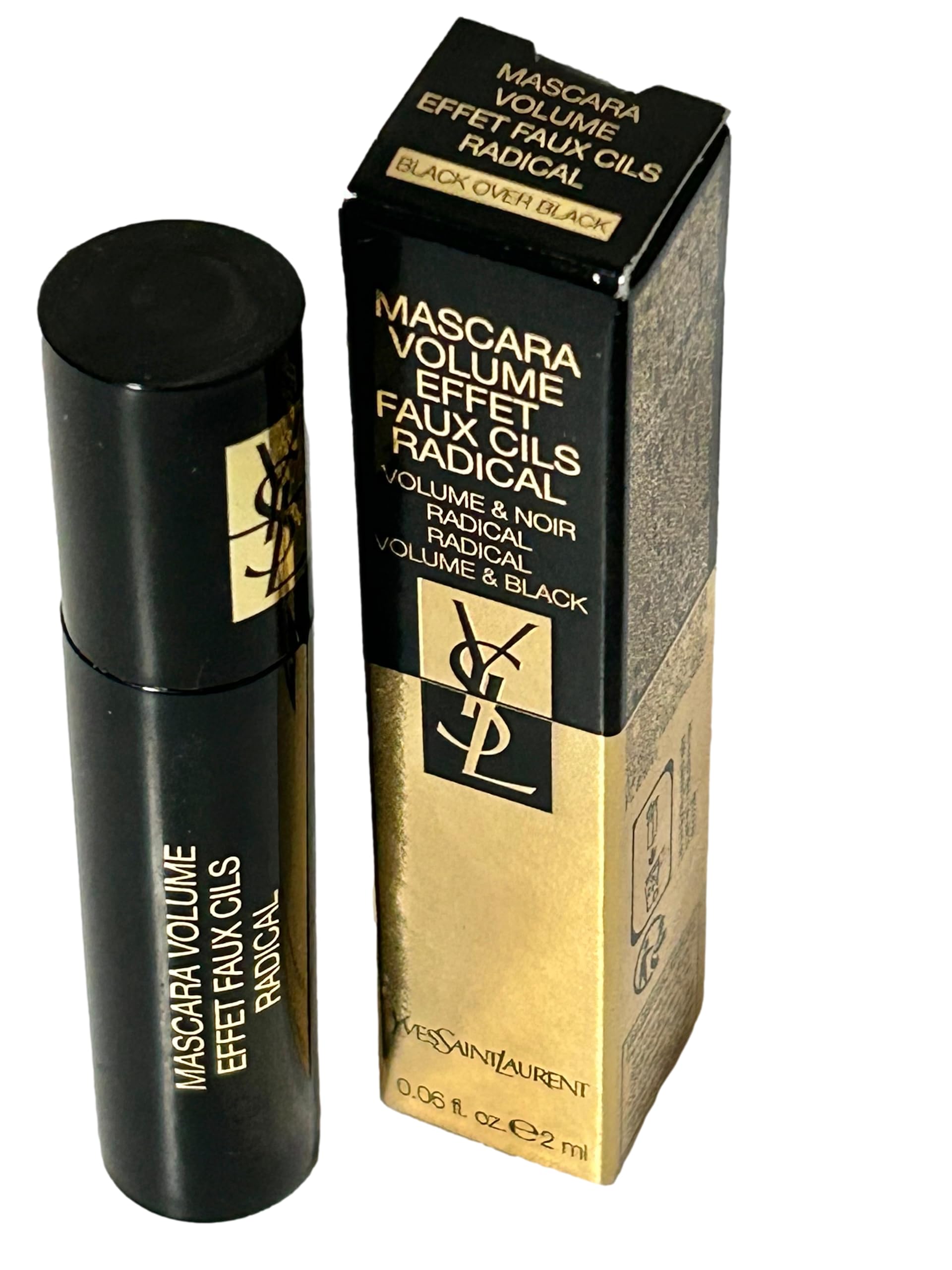 Yves Saint Laurent YSL Mascara Volume Effet Radical Noir Black- MINI TRAVEL SIZE - SMALL 2 ML 0.06 FL OZ