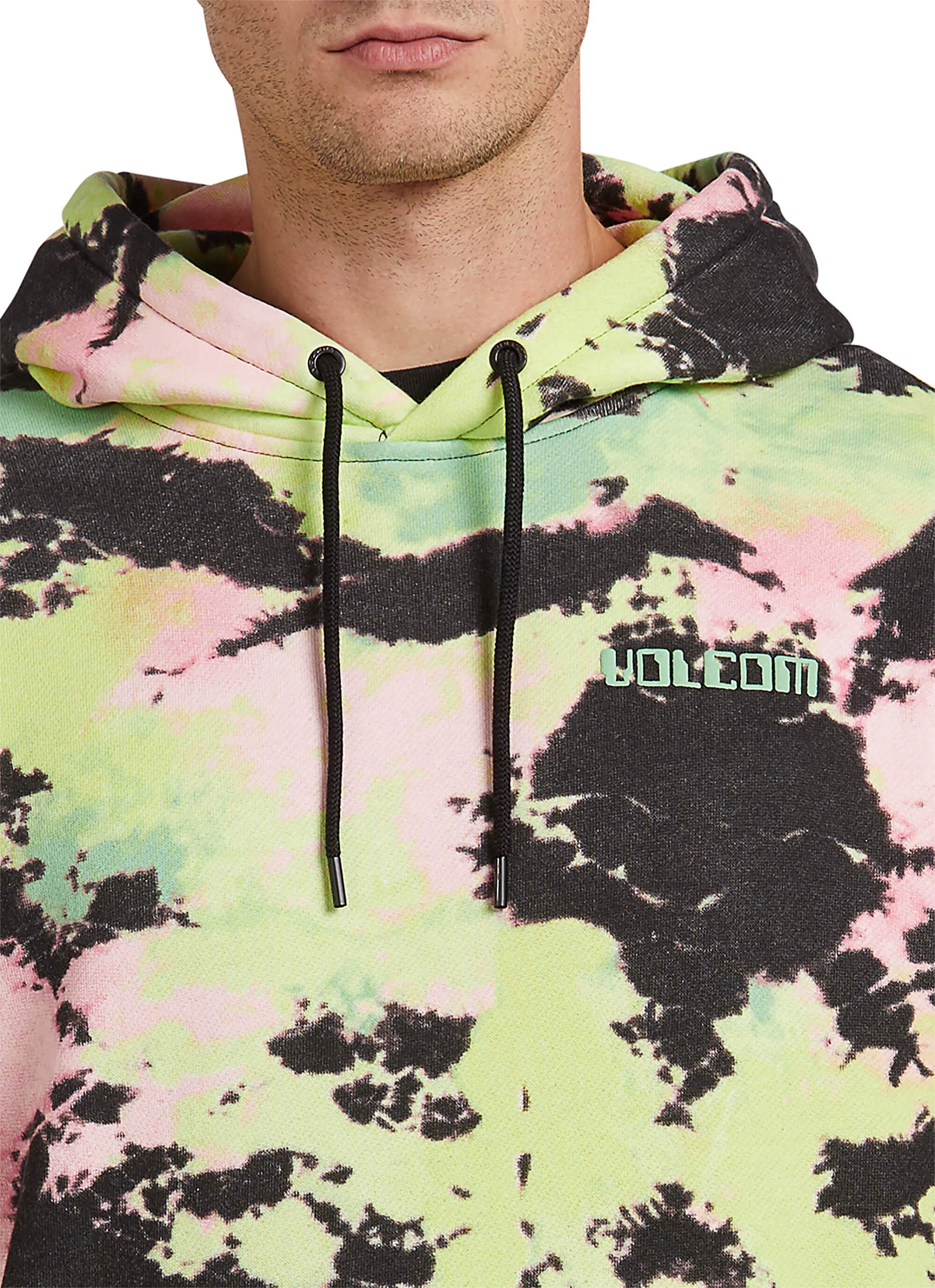 Volcom Men's Marbaram Pullover Hooded Fleece Sweatshirt, Multi, Small