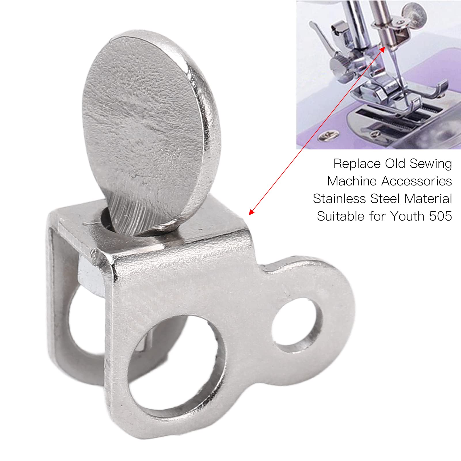Zixyqol Sewing Table Sewing Clips 5 Pcs Needle Clamp Stainless Steel Sewing Machine Fixed Replacement Needle Collet Holder for Youth 505