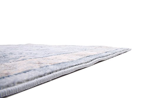 Unique Loom Paris Collection Pastel Tones Traditional Distressed Light Blue Area Rug (2' 2 x 3' 0)