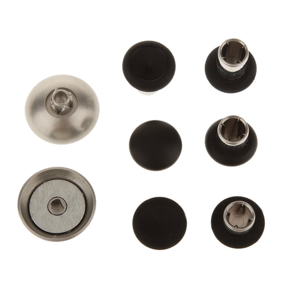 YTTL® 8 Pcs Replacement Swap Magnetic thumbsticks Fits for PS4 DualShock 4 Controller Xbox One Elite Controller Xbox One Controller